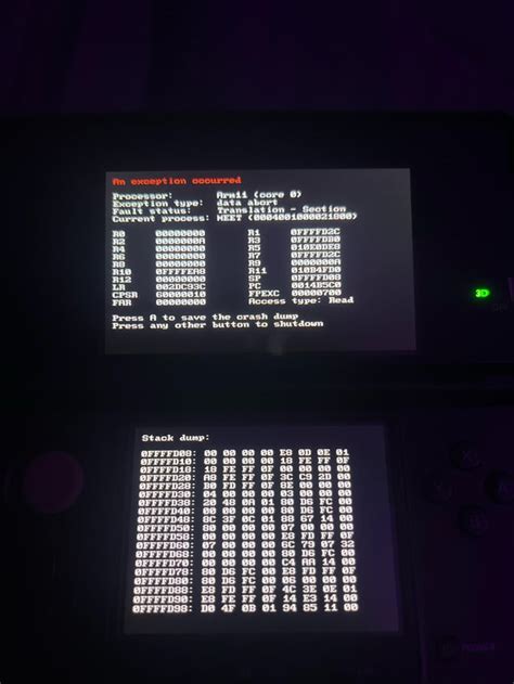 An Exception Occurred R3dshomebrew