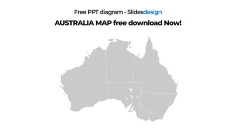 Free Ppt Template Australia Map Diagram