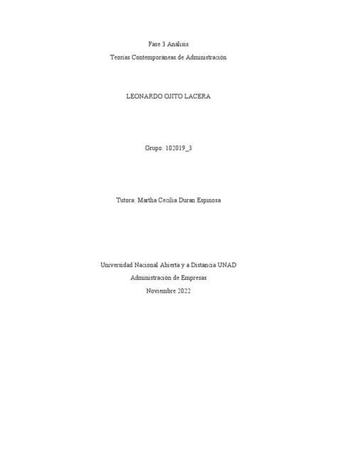 Fase 3 Análisis Grupo102019 3 Pdf Leche Business