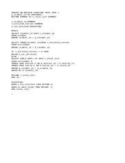 Assignment2 2 Sql CREATE OR REPLACE FUNCTION TOTAL COST P Student Id