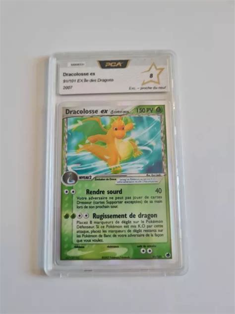 CARTE POKÉMON DRACOLOSSE EX 91 101 Ex Ile des Dragons Bloc EX Français