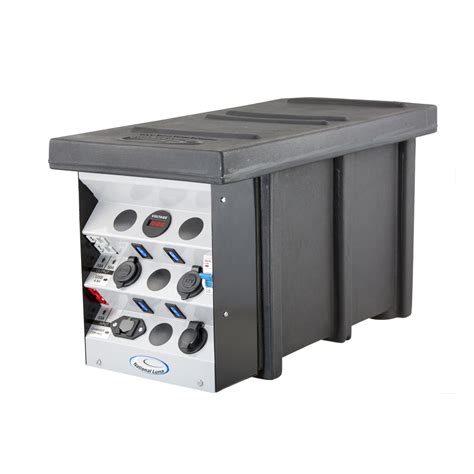 12V Auxiliary Battery Box - Portable Battery Management - National Luna