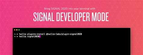 twilio labs plugin signal2020 npm