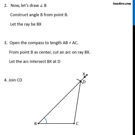 Construction 11 4 To Construct A Triangle Given Its Base Angle And