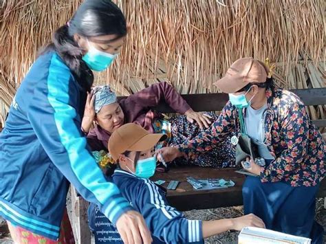 တန့်ဆည်မြို့နယ်ရှိ စစ်ဘေးရှောင် ပြည်သူများကို ကျန်းမားရေး စောင့်ရှောက်မ