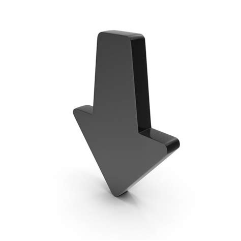 Down Arrow Web Icon 3d Incl Down And Black Envato