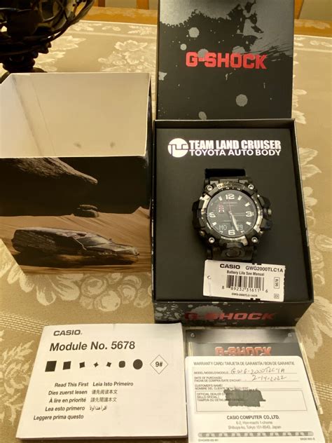 Casio G-Shock GWG-2000TLC-1A Toyota Land Cruiser Edition Mudmaster ...