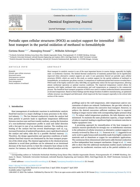 pdf periodic open cellular structures pocs as catalyst support for