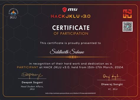 Siddarth Suhane On Linkedin Hackathon Innovation Jklu