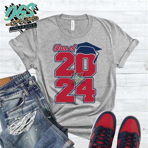 Class Of 2024 Stacked 2023 Svg Dxf Eps And Png Digital Design Etsy