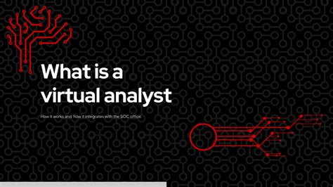 What Is Ai Virtual Analyst And How Does It Integrate With The Soc Office