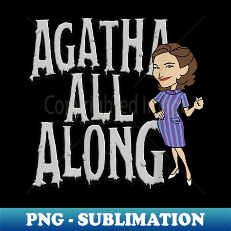Marvel Wandavision Agatha All Along Big Text Png Transpare Inspire