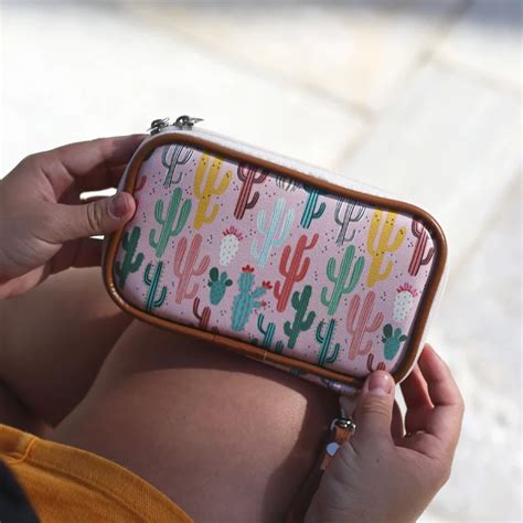 Carteira Porta Celular Cactos Colors Rosa