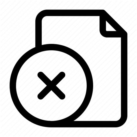 File Delete Files And Folders Web Page Icon Download On Iconfinder