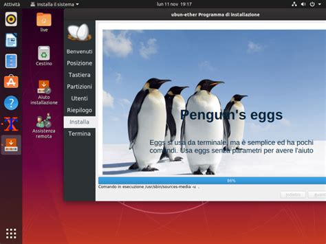 penguin s eggs utilitário para criar sua própria distribuição linux