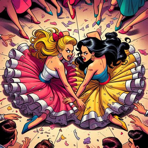 Cartoons Catfight Various 71 By Picturesets2020 On Deviantart