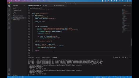 Python And Flask یک برنامه کشف موسیقی Spotify می‌سازند