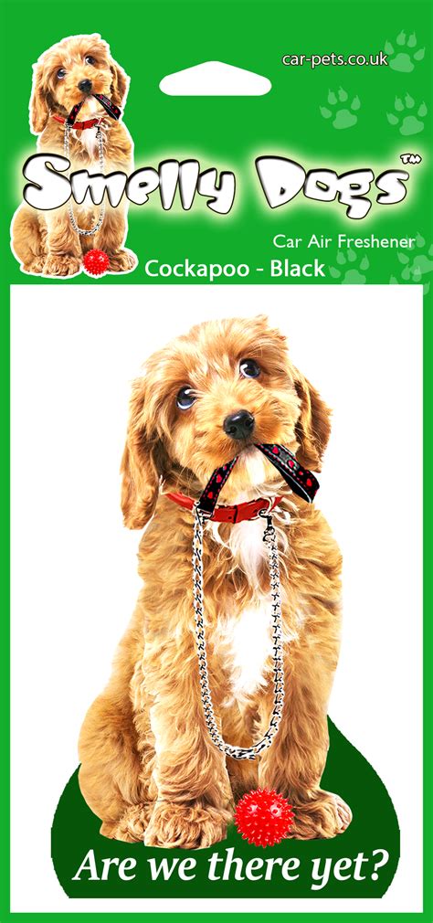 Cockapoo Dog Car Air Fresheners X 2 Pieces Car Pets Ts For Dog