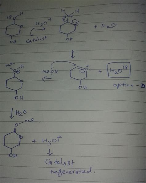 The Following Reaction Shows The Formation Of A Cyclic Acetal From A