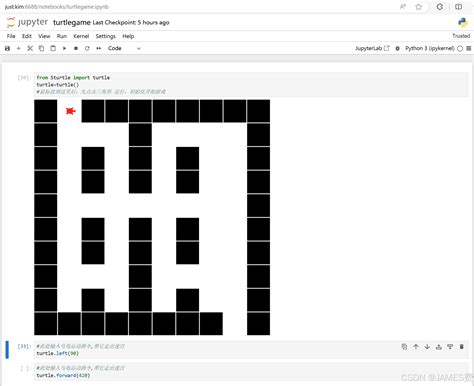 给0基础python学员体验编程我做了一个在线的turtle走迷宫游戏可以进行编程操作帮助小海龟走出迷宫的游戏 Csdn博客