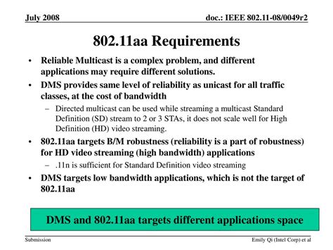 Directed Multicast Service Dms Ppt Download