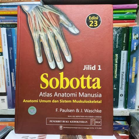 Jual Original Sobotta Atlas Anatomi Manusia Jilid 1 Edisi 23 Shopee Indonesia