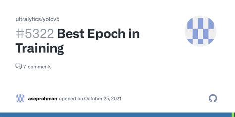 Best Epoch In Training · Issue 5322 · Ultralyticsyolov5 · Github