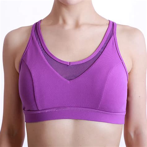 Running Bra Sport Women Breathable Yoga Sexy Underwear Sports Bra Push Up Athletic Shakeproof