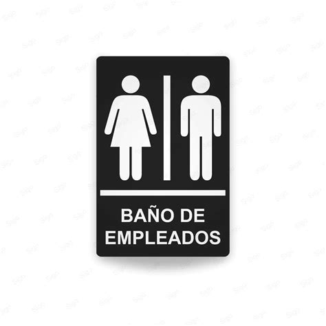 Rótulos Baños Empleados Sigo