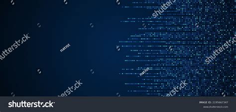 1 184 Digital Technology Background Digital Data Dots Blue Pattern