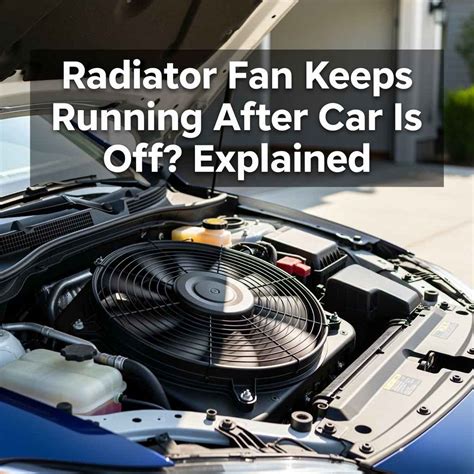 Radiator Fan Keeps Running After Car Is Off Explained