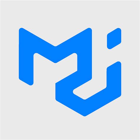 Material Ui Logo Material Ui Icon Blue Logo Design Ui Framework