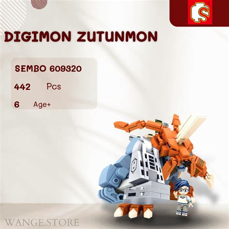 Sembo Creator Expert 609320 Digimon Zutunmon Wange Block