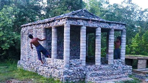 Build Stone Roman Temple By Ancient Skills Youtube