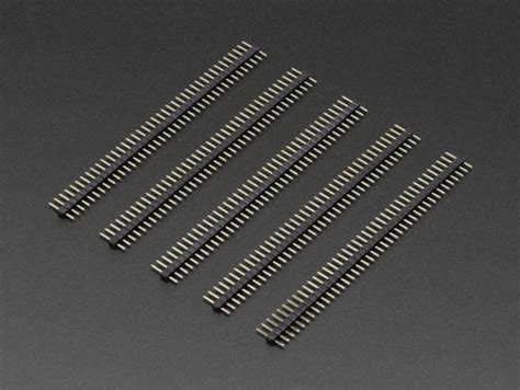 로봇사이언스몰 Adafruit 에이다프루트 2mm Pitch 40 Pin Break Apart Male Headers Pack Of 5 Id2671