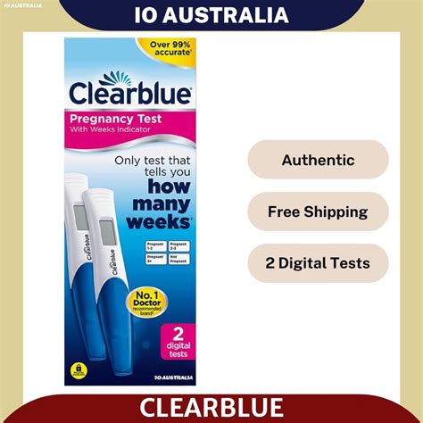 CHEAPEST Clearblue Digital Pregnancy Test Weeks Indicator 2 Tests