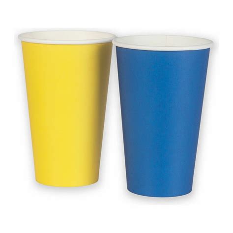 Partymuggar Papper Gulblå 473ml 24 Pack