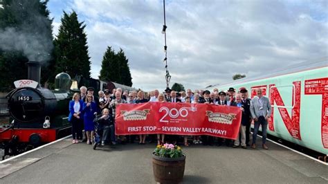 Railway 200 Train Arrives At First Stop In Year Long Tour The Railway Hub