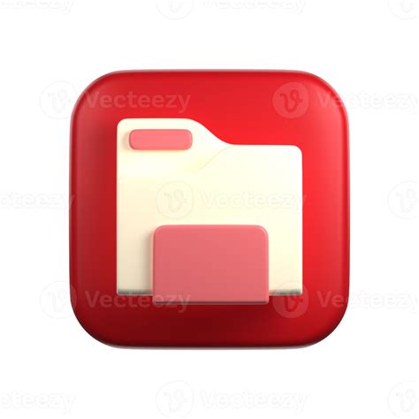 File Manager In 3d Illustration 52504454 Png