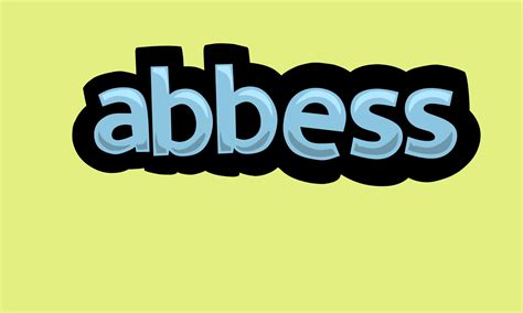 Abbess Writing Vector Design On A Yellow Background 11594347 Vector Art