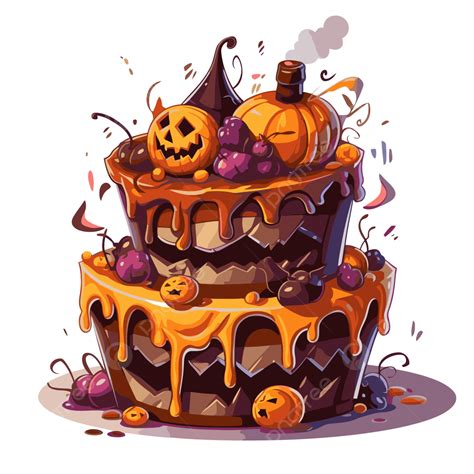 Halloween Cake With PNG Vector PSD And Clipart With Transparent