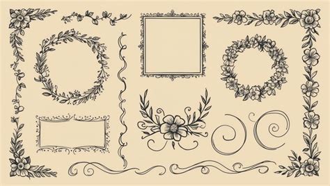 Page 6 57000 Botanical Sketch Frame Pictures