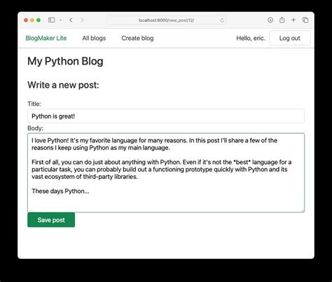 Mostly Python