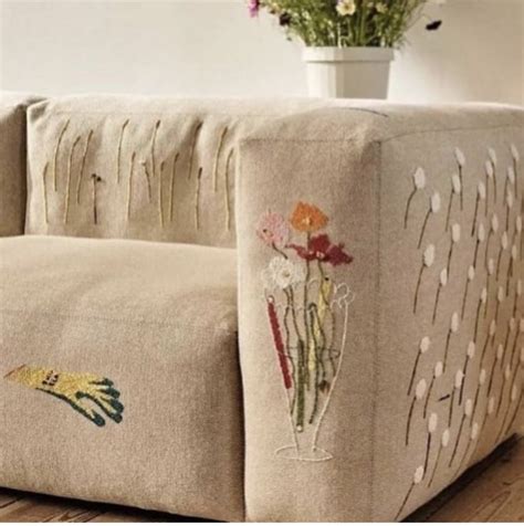 Pin By Michelle Irby On The Ideal Space Yarn Art Furniture Textiles