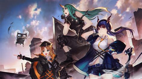 Arknights Anime Girls Video Game Chen Hoshiguma Swire 4k Hd