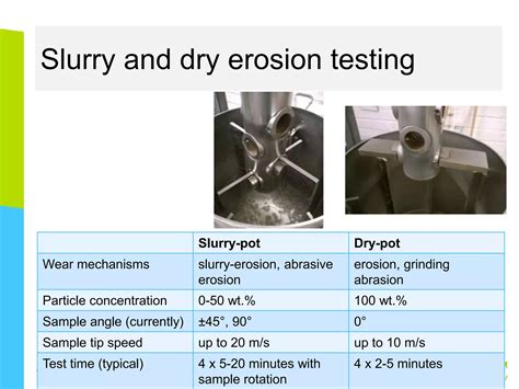 Hard Rock Tribology Seminar Slurry And Dry Erosion Wear Testing Pptx