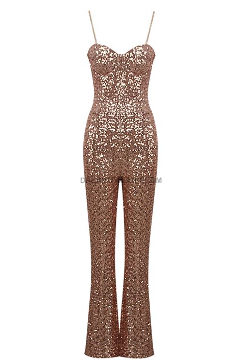 Sequin Jumpsuit Red Luxe Jumpsuits And Luxe Party Jumpsuits