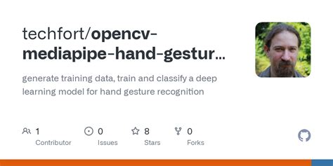 GitHub Techfort Opencv Mediapipe Hand Gesture Recognition Generate