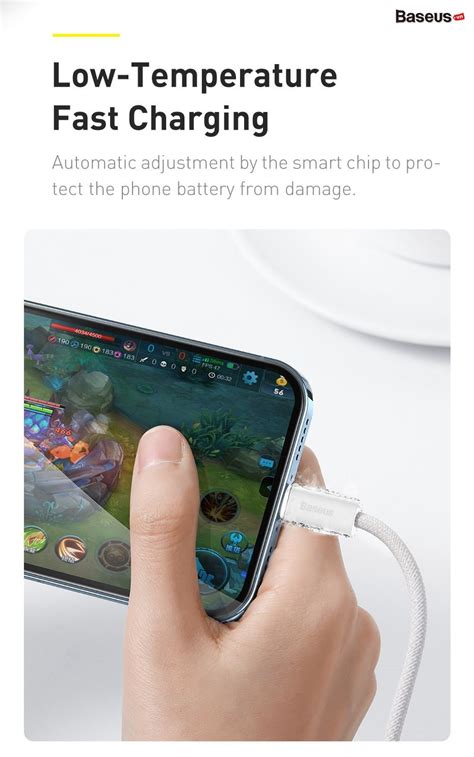 Cáp Sạc Nhanh Siêu Bền Baseus Dynamic 2 Series Type C To Lightning Pd