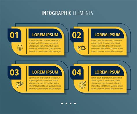 Business Data Visualization Process Chart Abstract Elements Of Graph